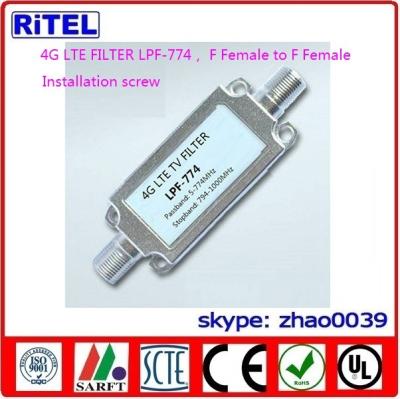 China 4G LTE TV FILTER LOW PASS FILTER LPF-774 For 4G Interference, TV signal purifier for sale