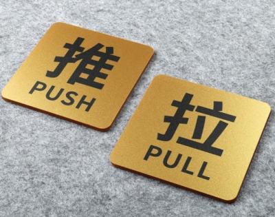 China New Fashion Outdoor 3D Acrylic Signage Advertising Signs Board Push Letters For Guiding for sale