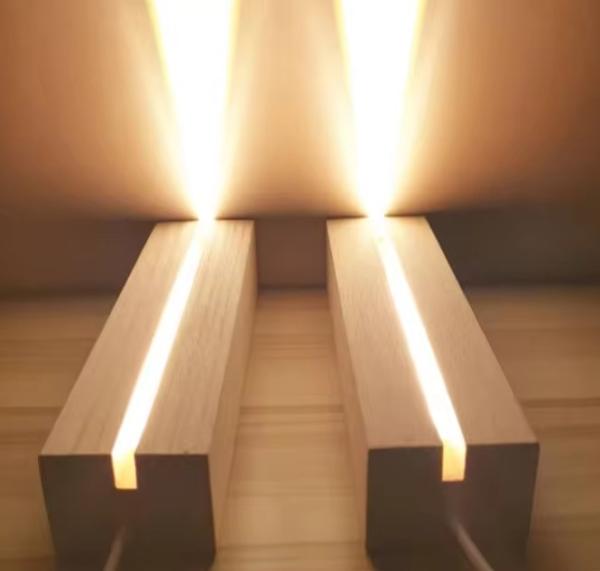 DIY Acrylic Note Erasable Led Light Display Stand With Writing Pen Warm White Night Lamp
