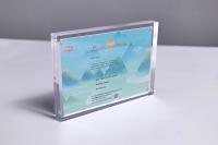 China Rectangle 9 Inch Custom Acrylic Magnetic Frames Electronic Photo Frame for sale