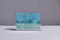 China Rectangle 9 Inch Custom Acrylic Magnetic Frames Electronic Photo Frame for sale