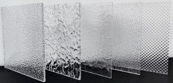 Quality Extruded Wave 3mm 5mm Thick Striped Clear Linear Pattern Acrylic Sheet for sale