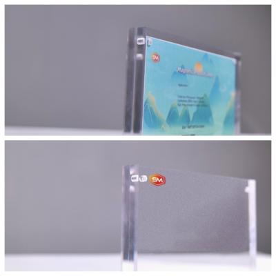 China Custom 4x6 5x7 Double Sided Magnet Picture Acrylic Magnetic Photo Frame for sale