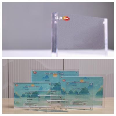 China Custom Multiple Size Double Sided Clear Acrylic Magnetic Photo Frame for sale