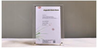 China Parafusos de apoio transparentes Acrílico Quadros de imagem Acrílico Quadro fotográfico de cubo Acrílico Bloco fotográfico à venda