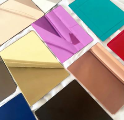China 2mm‑6mm Mirror Acrylic Sheet Flexible Self‑Adhesive for Wall Decoration for sale