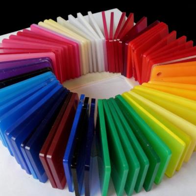 China Colored Acrylic Sheet 20mm Modern Decor Sheet for Hotel Front Desk for sale