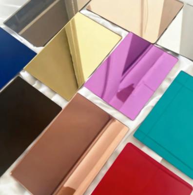 China 3mm Mirror Acrylic Sheet for Dance Studio Training Mirror for sale