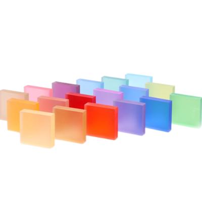 China Frosted Acrylic Sheet Custom Color And Cutting For Customer Orders for sale