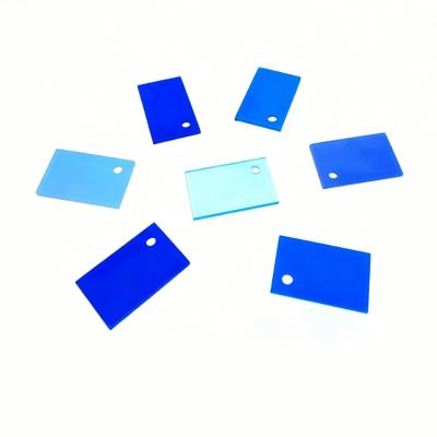 China Impact Resistant Blue Acrylic Sheet 18mm for Large Aquarium Tank for sale