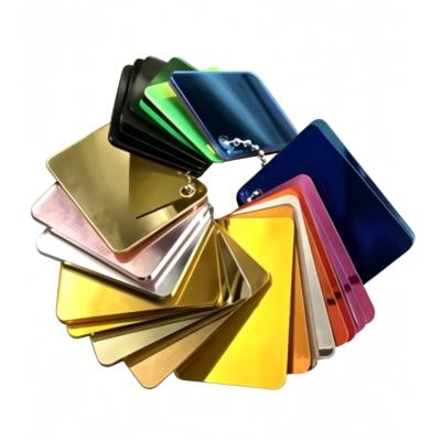 China Multi Color Mirror Acrylic Sheet Standard 1220×2440mm for sale