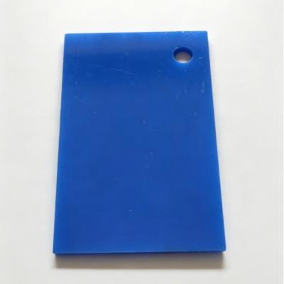 China Waterproof UV Resistant Impact Resistant Blue Acrylic Sheet for Aquarium and Marine Decor for sale