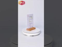 T-vorm Acryl bordhouder met twee groeven