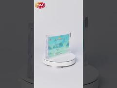 Quadro fotográfico magnético acrílico de lado duplo e transparente