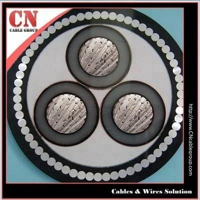 Cina Medium Voltage 3core 15KV CU/XLPE/SWA/PVC Steel Wire Armoured Power Cable in vendita