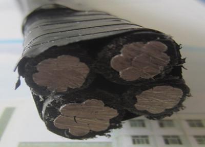Cina Cavo di cavo sopraelevato Quadruplex nero di ABC 600v con AAAC Messager in vendita