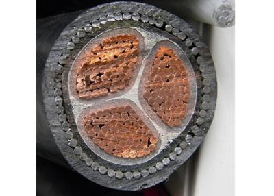 Cina 25mm2 cavo isolato PVC del centro del Cu 3 un gemello da 0.6/1 chilovolt e cavo armato di terra in vendita