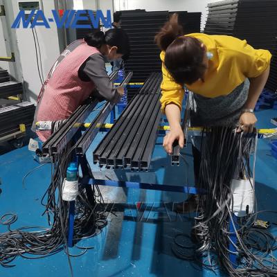 China Pulver beschichtete gleitenden gleitenden Keller-Aluminiumausgang Windows Windows für Büro zu verkaufen