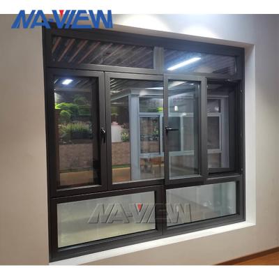 Cina Finestra di alluminio commerciale della stoffa per tendine della struttura di Windows della stoffa per tendine di vetro a livello in vendita