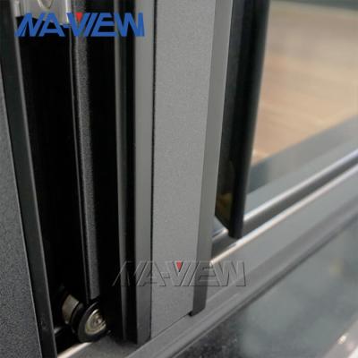 China Vidro laminado Bifold de alumínio Frameless de 6063 T5 Windows à venda