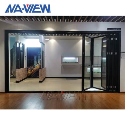 China Vidro laminado Bifold de alumínio Frameless de 6063 T5 Windows à venda