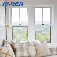 China NAVIEW Energy Saving Twin Aluminium Single Hung Window for sale