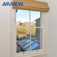 China New Construction Small Aluminium Double Hung Windows for sale