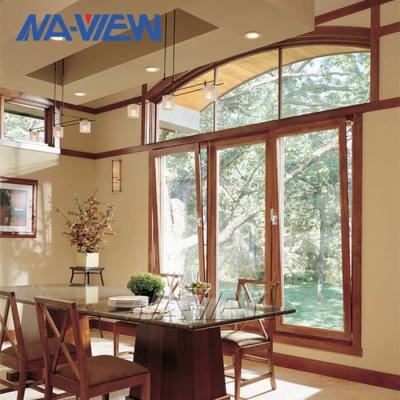 China Custom Aluminium Tilt And Turn Wooden Windows OEM ODM Superior Modern for sale