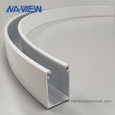 China Van de de Fabrikanten het Superieure Aangepaste Lage Prijs van China Profiel van het Aluminiumuitdrijvingen Gebogen Te koop