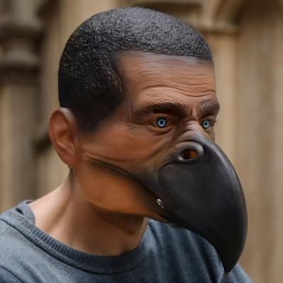 China High Detail Latex Monster Mask for Immersive Performances with One Size Fit Most Design for sale