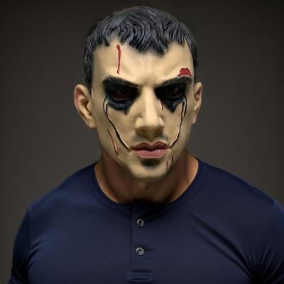 China Latex Material Clown Mask with Colorful Designs and One Size Fits Most for Costume Parties for sale