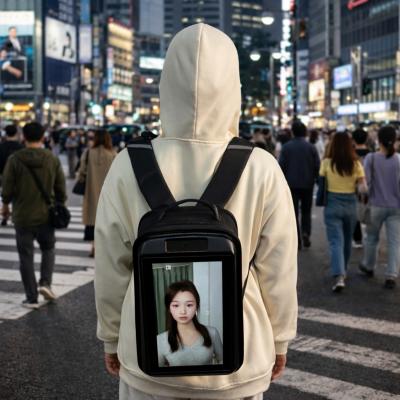 China Smart Programmable LED Backpack with Screen, Customizable Digital Display for Travel, School, and Business - Unisex for sale