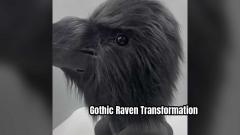 Realistic Black Raven Crow Mask | Furry Latex Bird Costume for Halloween & Cosplay