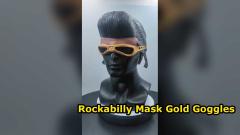 Retro Rock Star Elvis Latex Mask with Sunglasses | Cosplay Costume for Parties