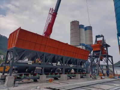 Cina 50 m3/h Piccolo impianto stazionario a secco pronto a mescolare Compatto impianto di confezionamento di cemento automatico in vendita