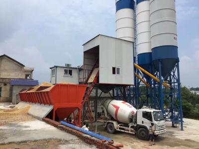 Cina 50m3/h Piccolo mix pronto a secco Lotto di cemento impianto automatico Compatto in vendita