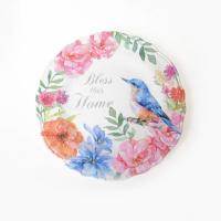 China Pink Flower Pattern Melamine Tableware Dinner Plate MP-004 Melamine Tableware for sale