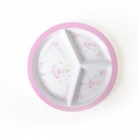China Ballet Pattern Split Melamine Children's Dinner Plate CT-002 Melamine Ware Price for sale