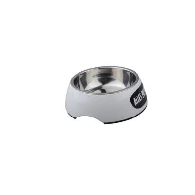 China Melamine Stainless Steel Single Hunter Melamine Dog Bowl for sale