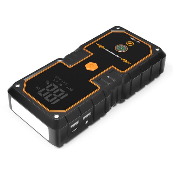 Quality 16000mAh Car Intelligent Jump Starter For Up To 3L Gasoline And 6L Diesel for sale