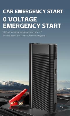 China Car Jump Starter & Tire Inflator For 6.0L Vehicles 600A Peak Current Built In LED Flashlight for sale