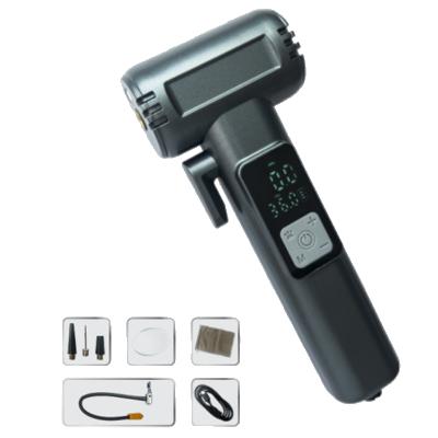 China Battery Power Bank Portable Tire Inflators Rechargeable 120W 7.4V Electric Air Pump For Car Tires for sale