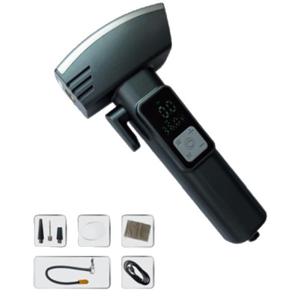 Quality Outdoor Portable Tire Pump Mini Air Compressor Tire Inflator 150 PSI Digital Emergency Car Charger Jump Starter   for sale