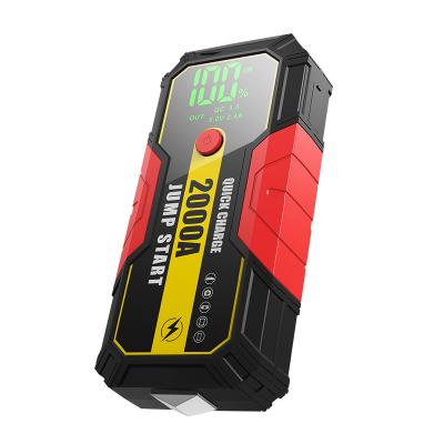 China 6.0L Petrol / 3.0L Diesel Smart Car Jump Starter And Tyre Inflator WIth LED Flash Light  SOS Warning Light for sale