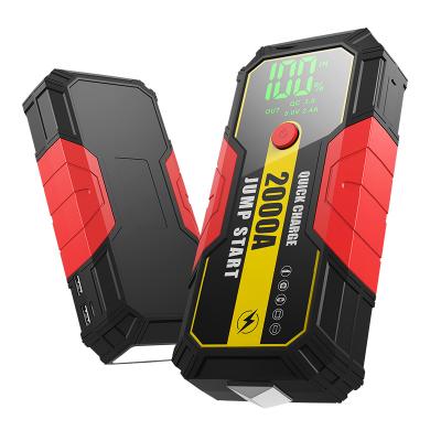 China 6.0L Petrol / 3.0L Diesel Smart Car Jump Starter And Tyre Inflator WIth LED Flash Light  SOS Warning Light for sale