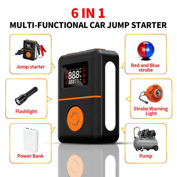Quality 150 PSI Portable Tire Inflators 8000mAh 12000mAh 16000mAh Automotive Battery for sale