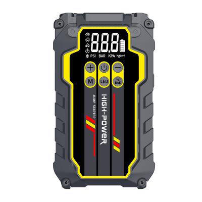 China Car 12 Volt Battery Jump Starter 8000mAh With Air Pump Compressor Tire Inflator Jump Starter Booster Pack for sale