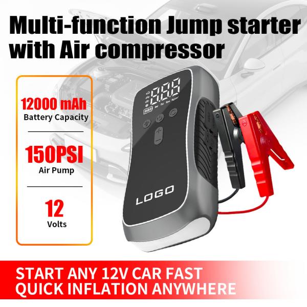 Quality Emergency Start Power Supply 12V Multi Function Car Jump Starter 8000mAh for sale