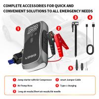 Quality Emergency Start Power Supply 12V Multi Function Car Jump Starter 8000mAh for sale
