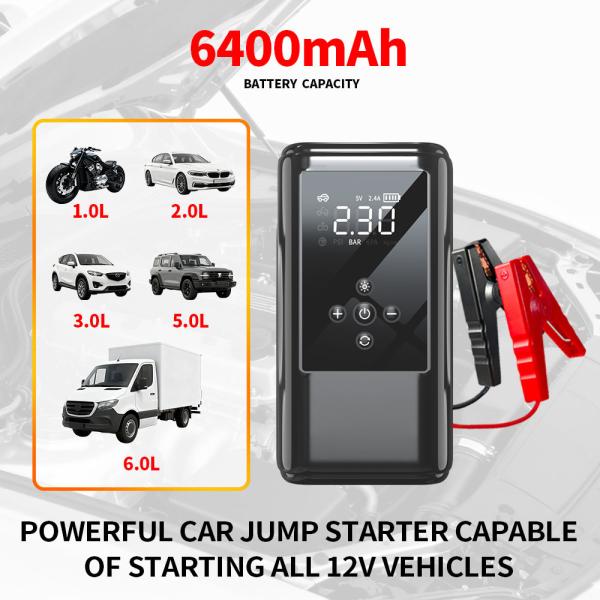 Quality Car Portable Tyre Inflator Jump Starters Emergency Car Battery Charger Booster for sale